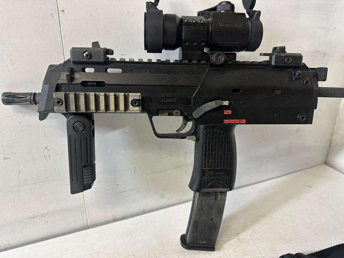 Yahoo!オークション - 【現状品】KSC HK MP7A1 ガスガン トイガン ガス...