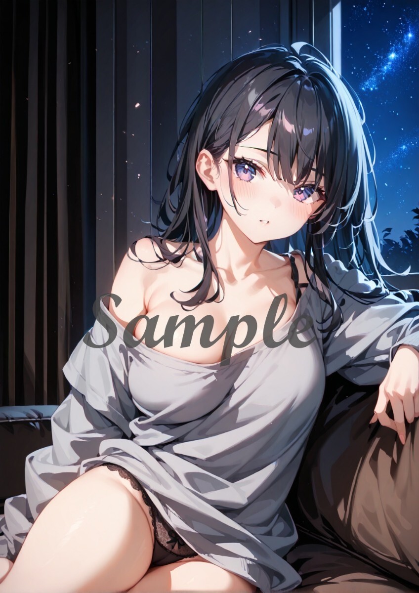 Yahoo!オークション - オリジナル アニメ イラスト A4 アート ポスター...