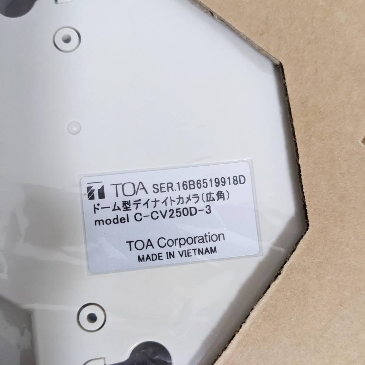 Yahoo!オークション - a1162 TOA C-CV250D-3 ドーム型デイナイトカメラ...