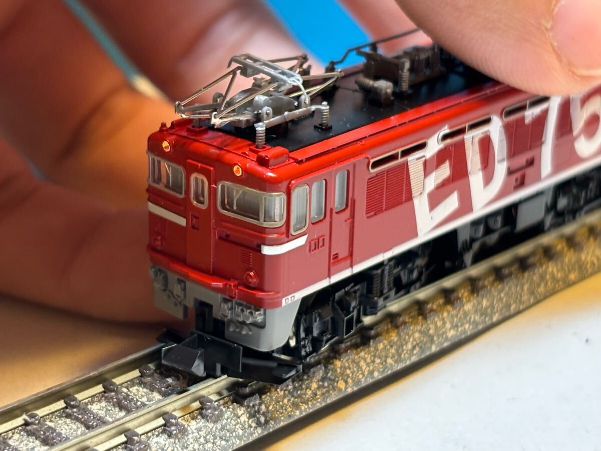 Yahoo!オークション - 4-83 TOMIX ED75 レインボー塗装 電気機関車