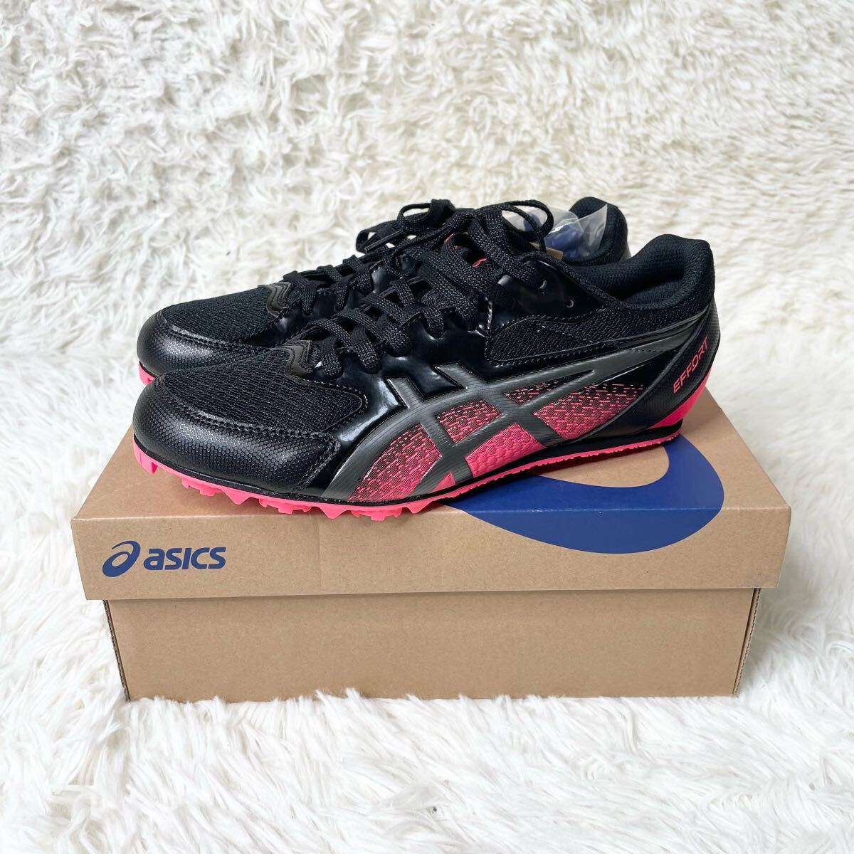 Yahoo!オークション - （a184）箱付き asics アシックス EFFORT13 BLAC...