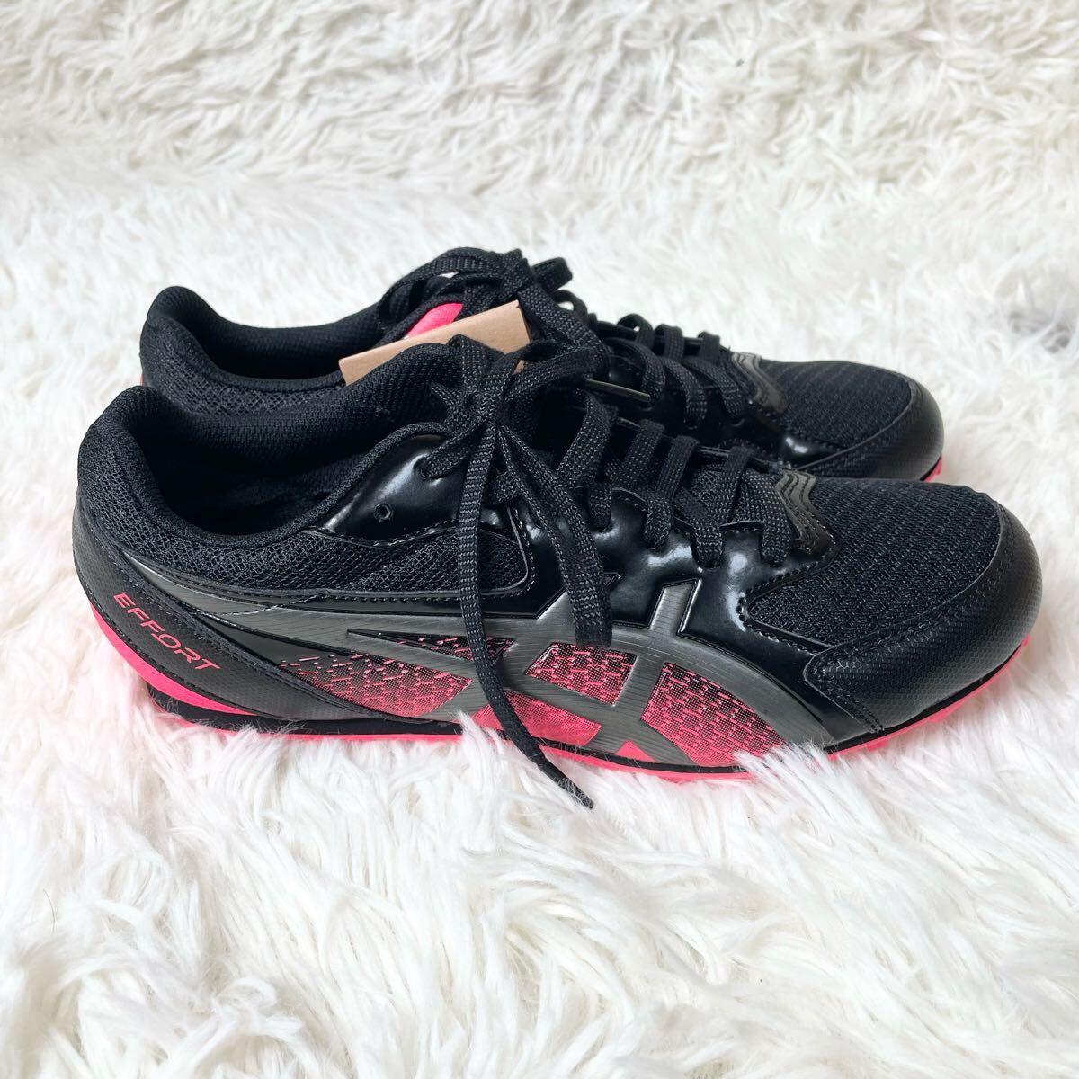 Yahoo!オークション - （a184）箱付き asics アシックス EFFORT13 BLAC...