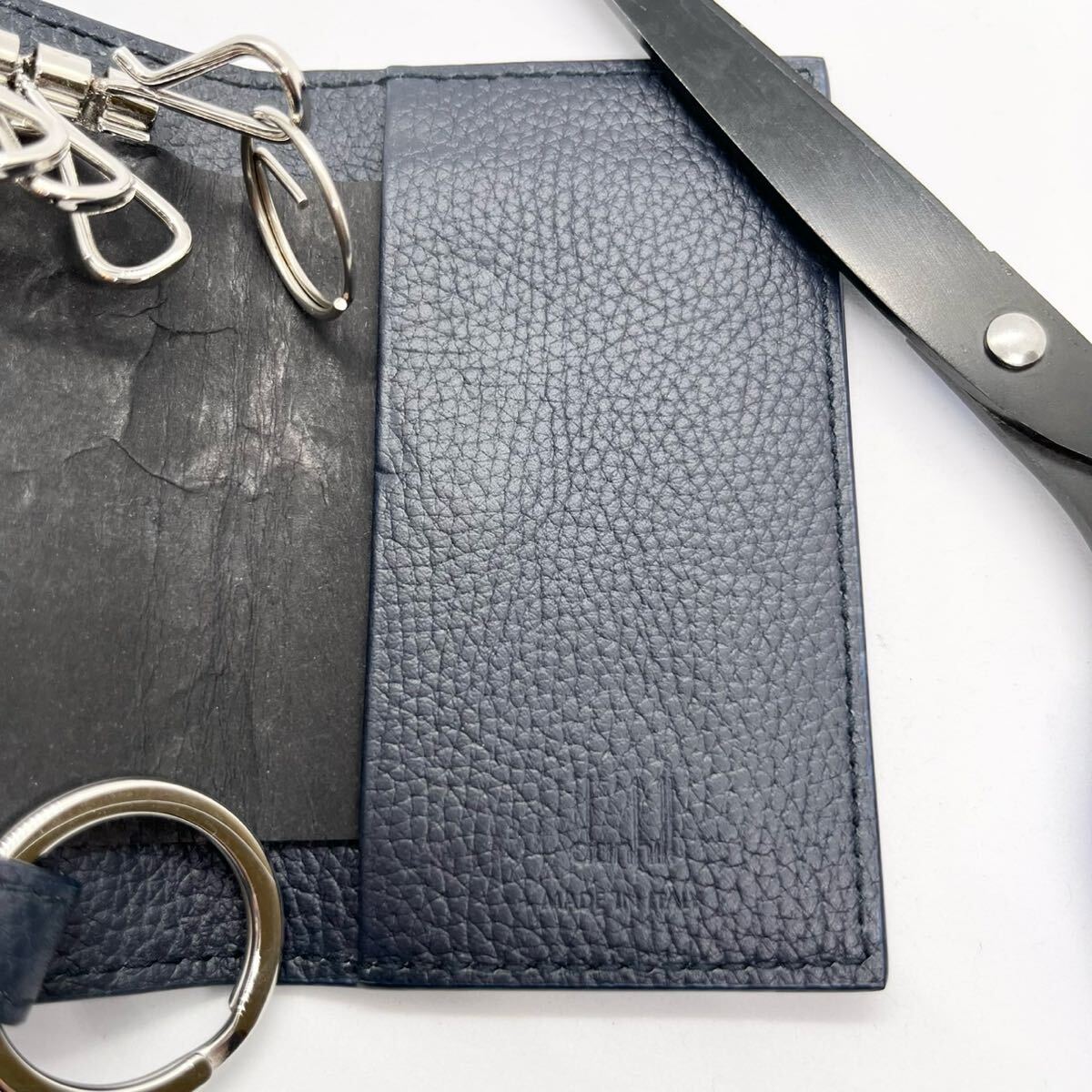 Yahoo!オークション - （a263） dunhill ダンヒル 6連キーケース キー...