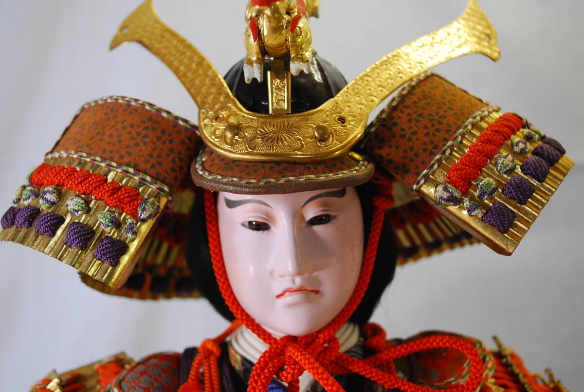 Yahoo!オークション - Z22 京都 大将さん 五月人形 井上赤照堂 木箱入...