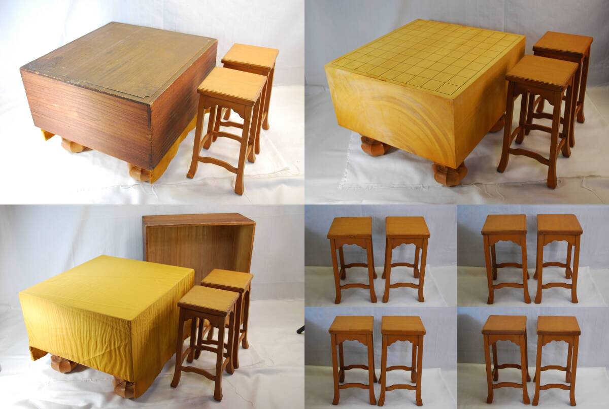 Yahoo!オークション - Z76 将棋盤 将棋道具 本榧 蓋付 厚み約16.5cm 5....