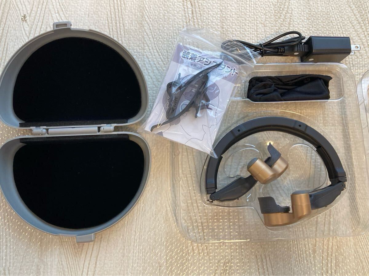 美品・動作確認済◇ココチモ きこえるホン 耳に入れない集音器 美品・動作確認済◇ココチモ きこえるホン 耳に入れない集音器