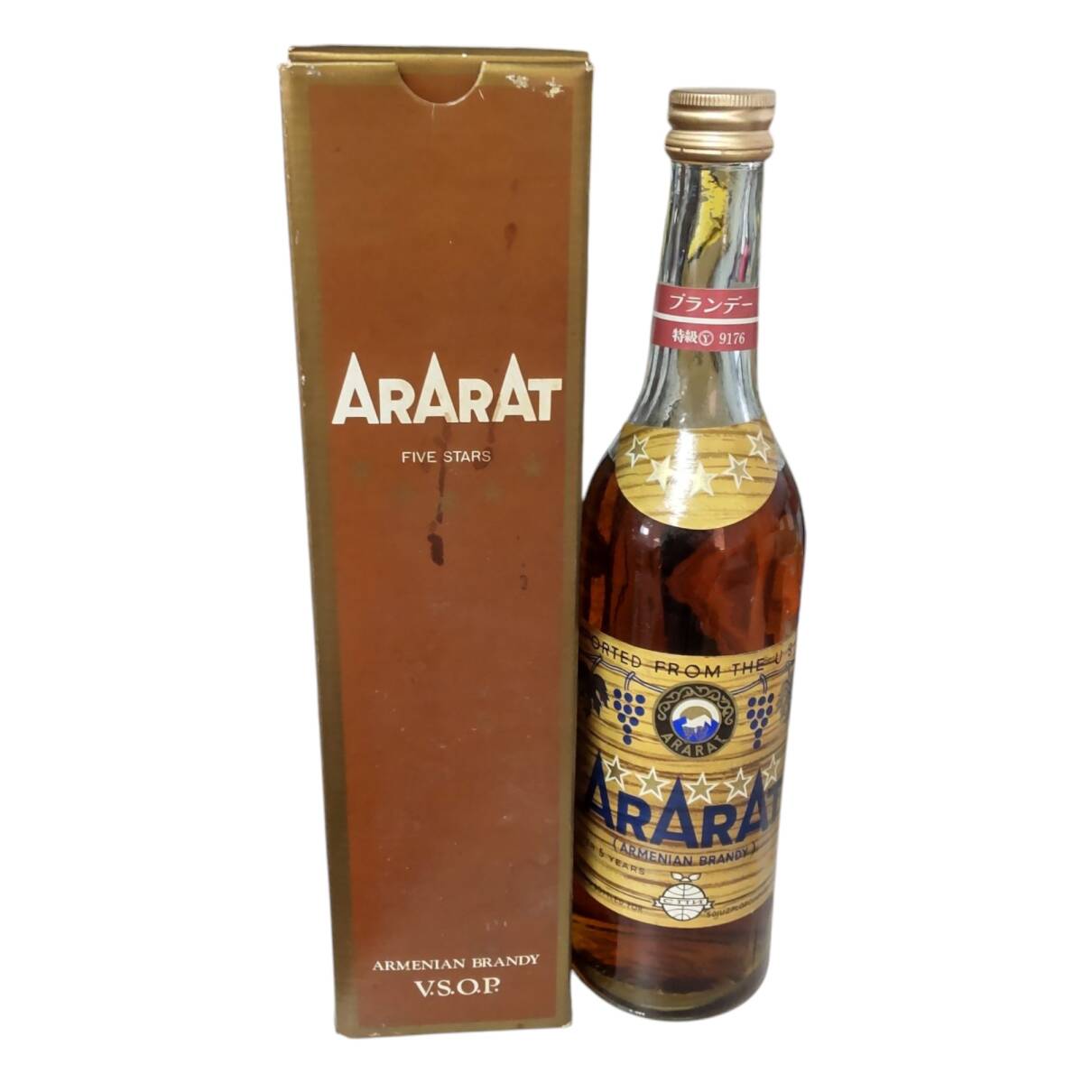 Yahoo!オークション - 【未開栓】 ARARAT アララット 特級 500ml ブラ...