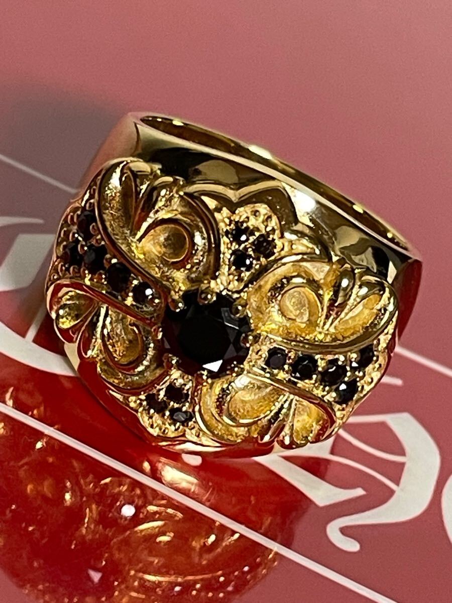 華美//クロムハーツ//CHROME HEARTS//キーパー リング 指輪//22k 華美//クロムハーツ//CHROME HEARTS//キーパー リング 指輪//22k