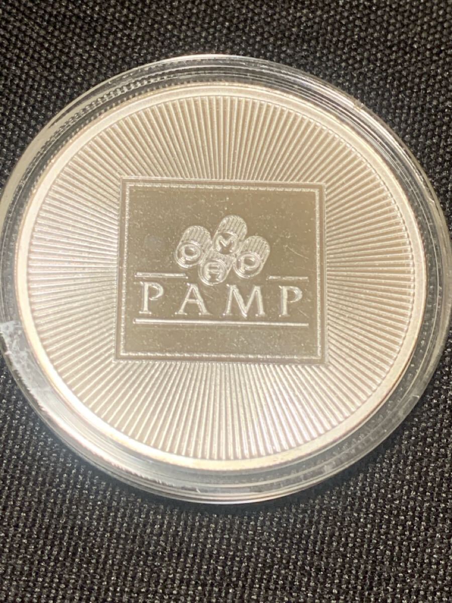 Yahoo!オークション - 100円〜 純銀 31.1g コイン 銀貨 PAMP 1オンス s...