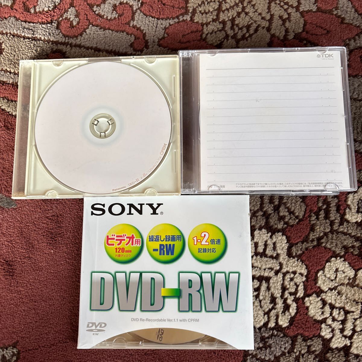 Yahoo!オークション - 【未使用】ソニー DVD-RWディスク SONY 120分 パ...
