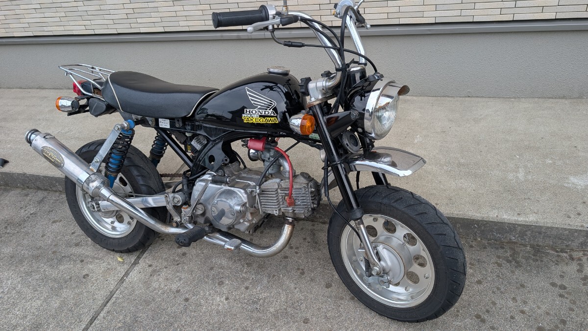Yahoo!オークション - ホンダ モンキー Z50J 12V 実働ベース車両 ゴリ...