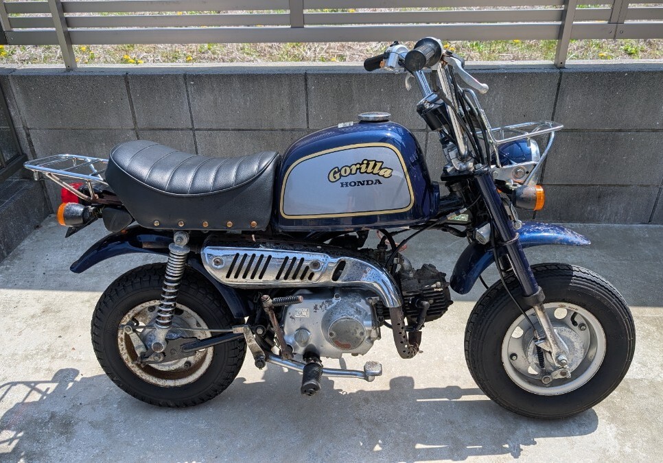 Yahoo!オークション - ホンダ ゴリラ 実働車 モンキー Z50J 4mini 6V ...