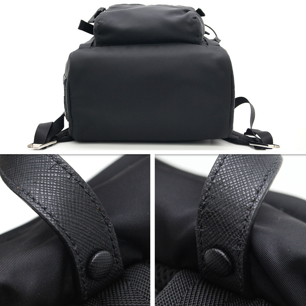 中古美品 プラダ PRADA リュック テスート TESSUTO ロゴ バック 中古美品 プラダ PRADA リュック テスート TESSUTO ロゴ バック