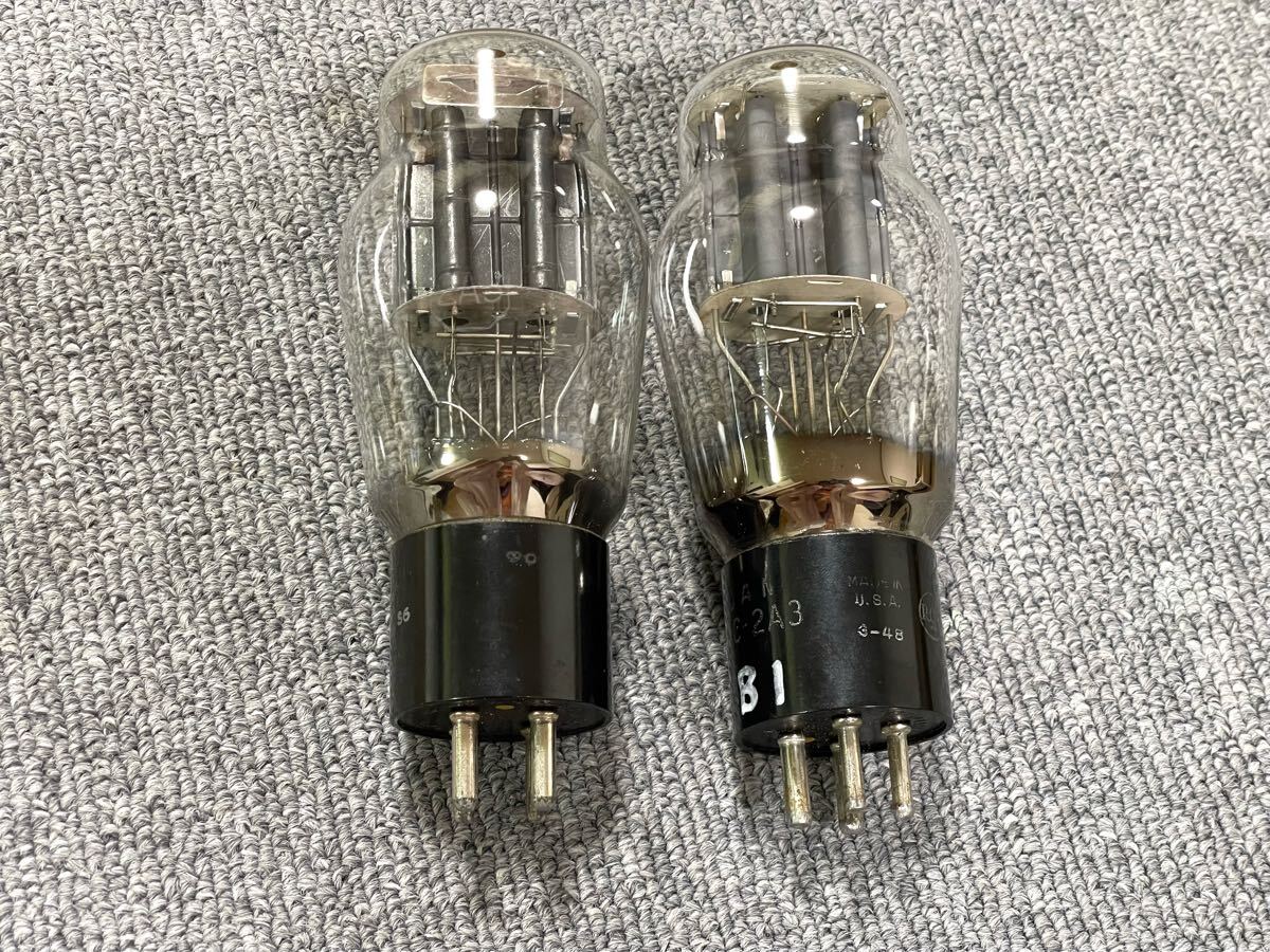 Yahoo!オークション - 2A3/RCA 真空管2本 No1