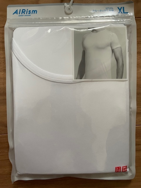 Yahoo!オークション - 値下げ ユニクロ AIRism クルーネックT 半袖未...