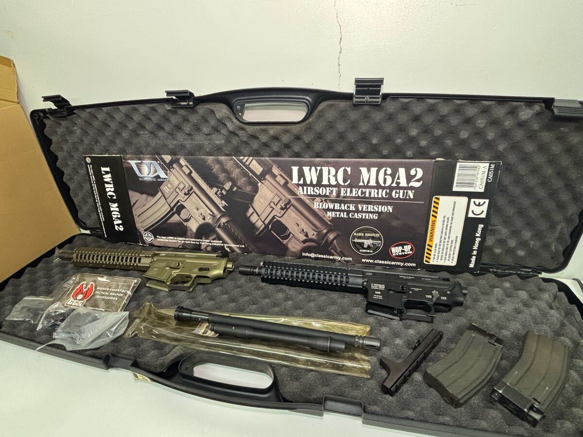 Yahoo!オークション - [G-17]1円〜 クラシックアーミー LWRC M6A2 6.8m...