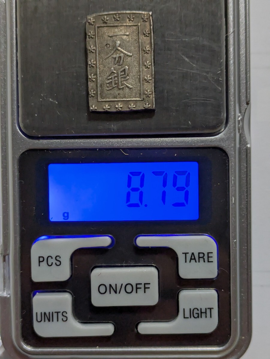 Yahoo!オークション - 天保一分銀（Zt型）8.79g