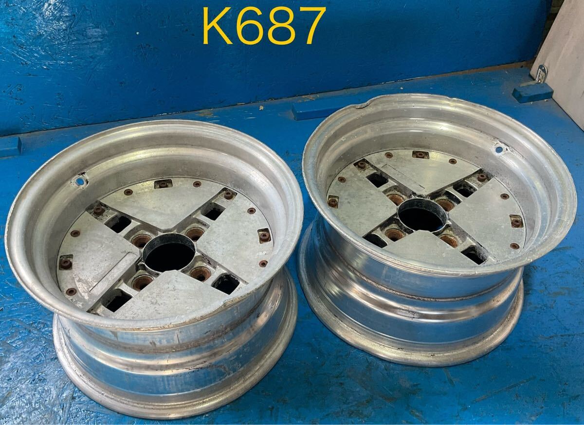 Yahoo!オークション - 〈K687〉ホイール2本セット IMPUL HOSHINO 14イ...