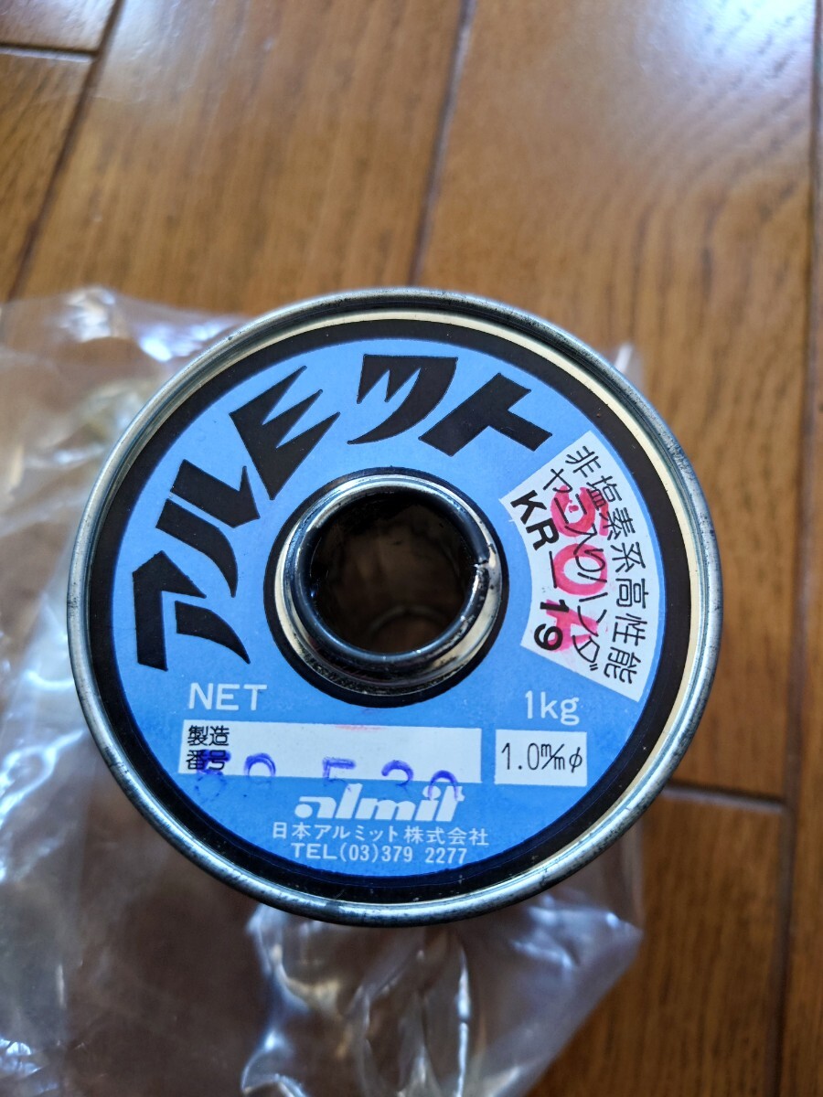 Yahoo!オークション - 未使用品 日本アルミット 高性能ヤニ入りハンダ ...