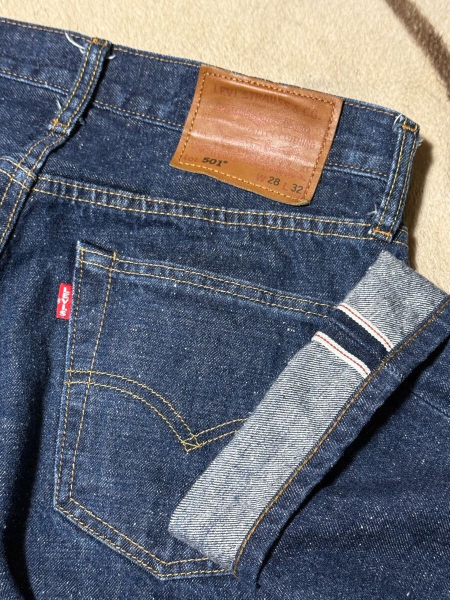 Yahoo!オークション - リーバイス 501 W28 Levi s 赤耳 ヘンプ仕様 セ...