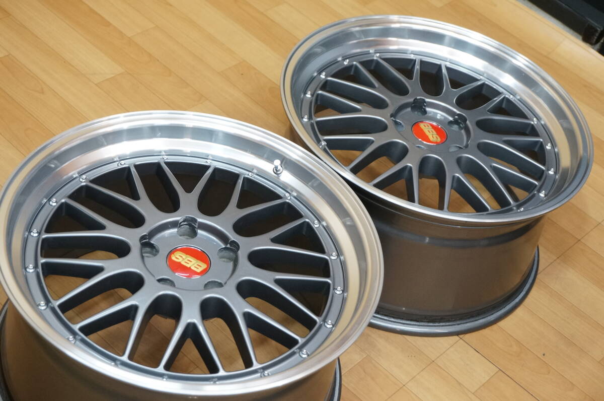 Yahoo!オークション - K0410【人気】BBS LM風 メッシュ PCD114.3 9.5J+...