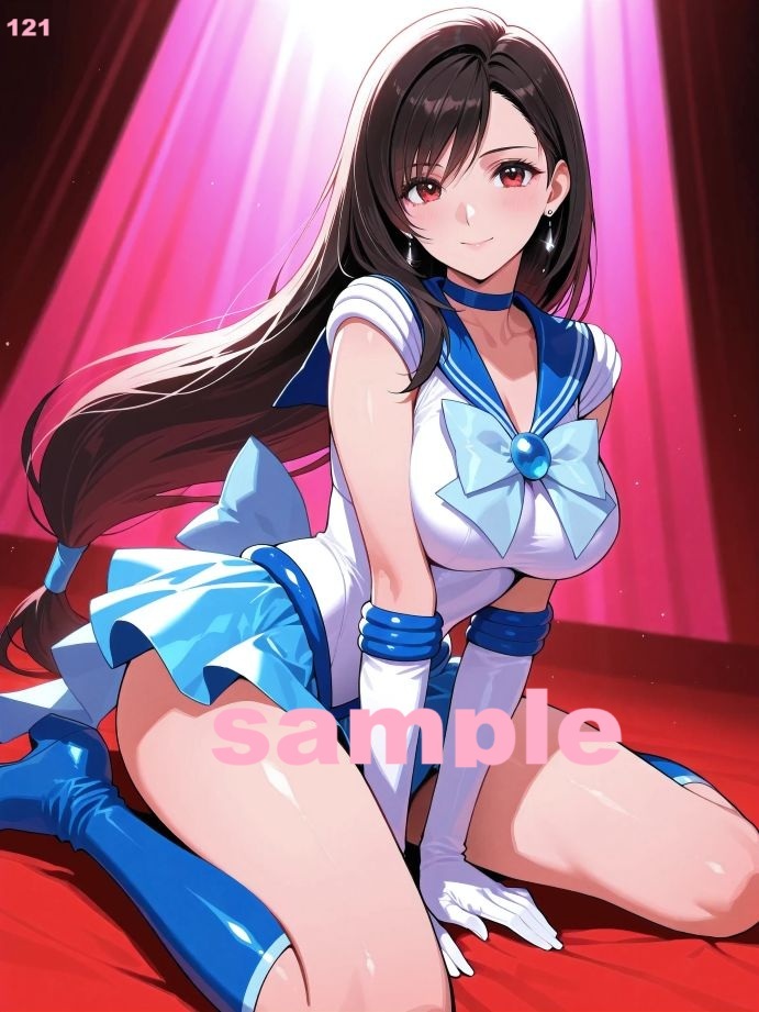 Yahoo!オークション - AI A4ポスター アニメ イラスト 美女 セクシー ...