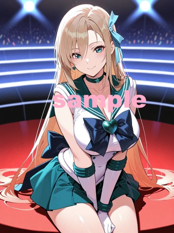 Yahoo!オークション - AI A4ポスター アニメ イラスト 美少女 セクシー...