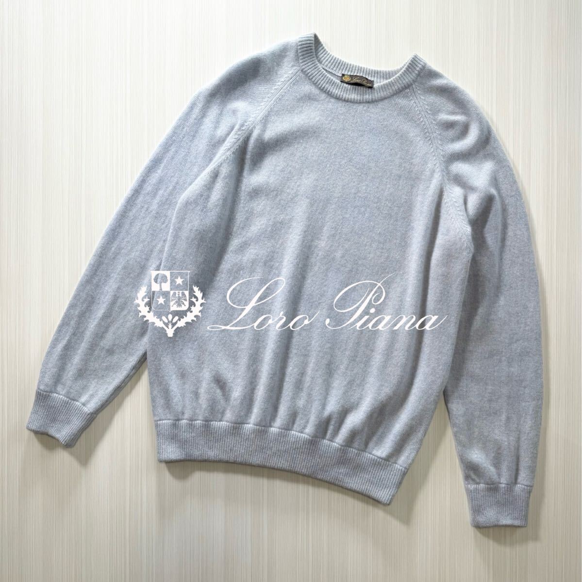 Yahoo!オークション - P93 極上カシミヤ100% クルーネック ニット セー...