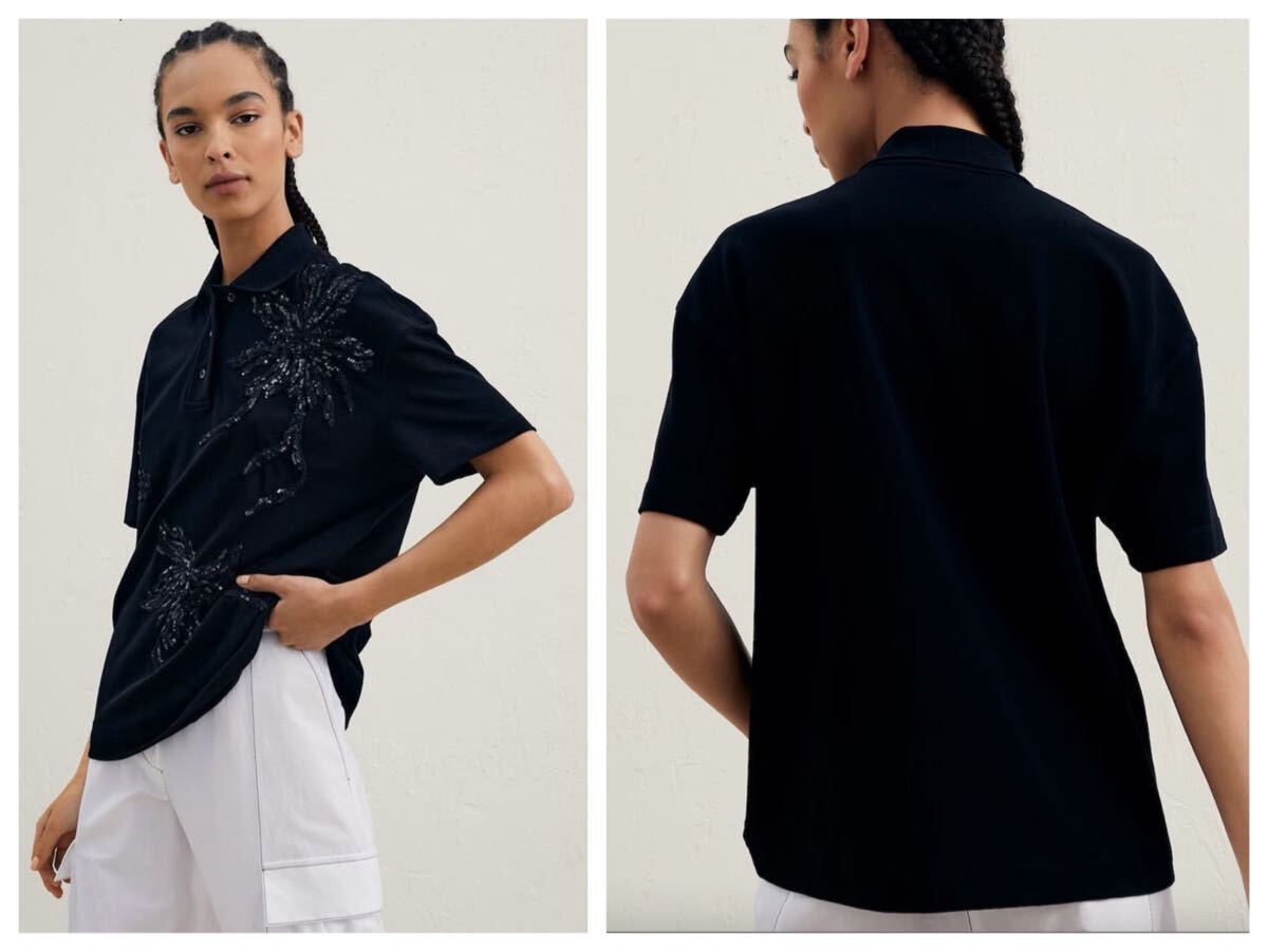 Yahoo!オークション - P82 未使用 23SS 極上フローラ刺繍 スパンコール...