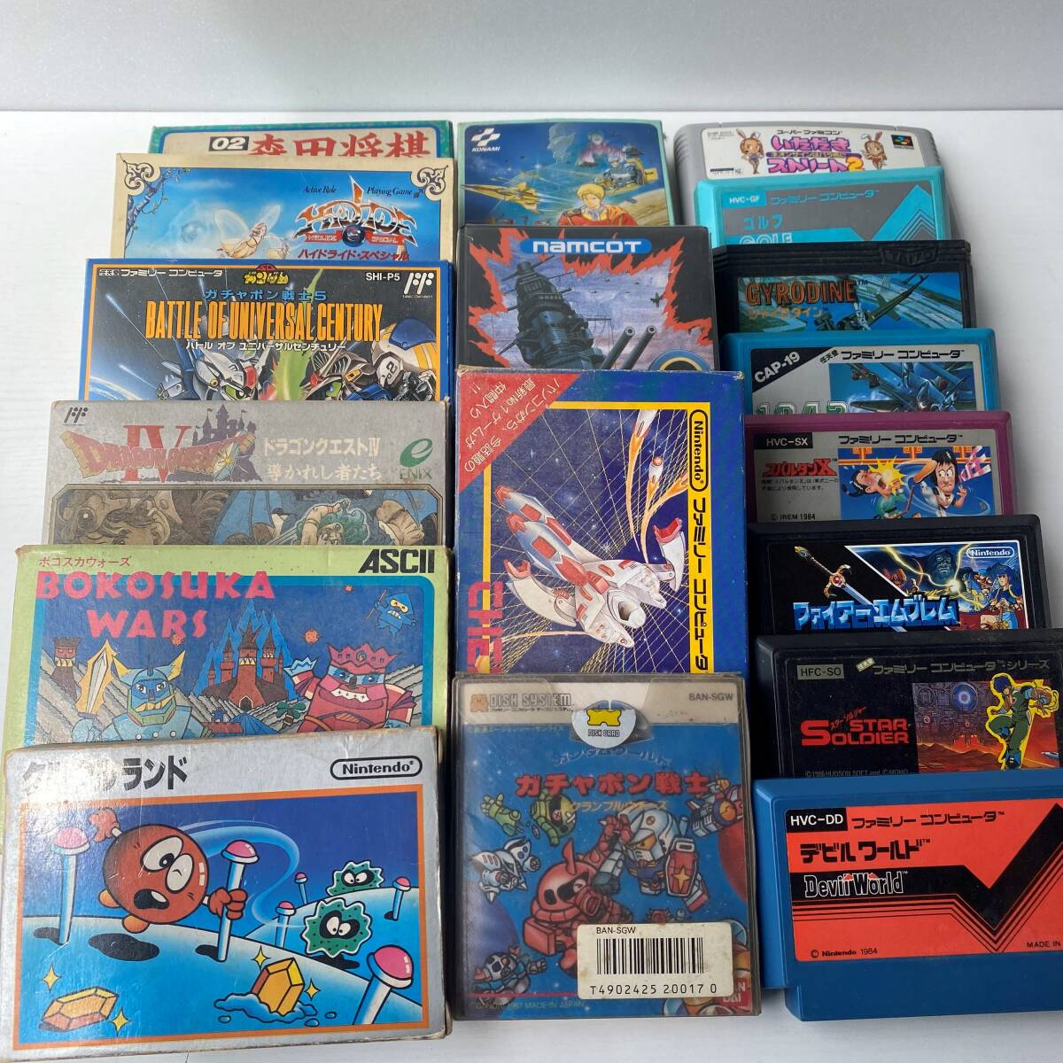 Yahoo!オークション - 4313 ファミリーコンピューター カセットまとめ ...