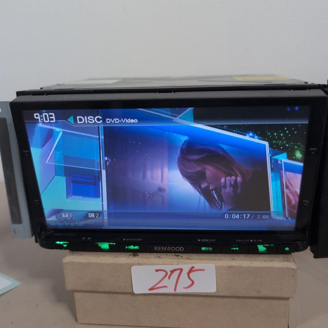 Yahoo!オークション - 275 作動品 KENWOOD MDV-X701 ナビ