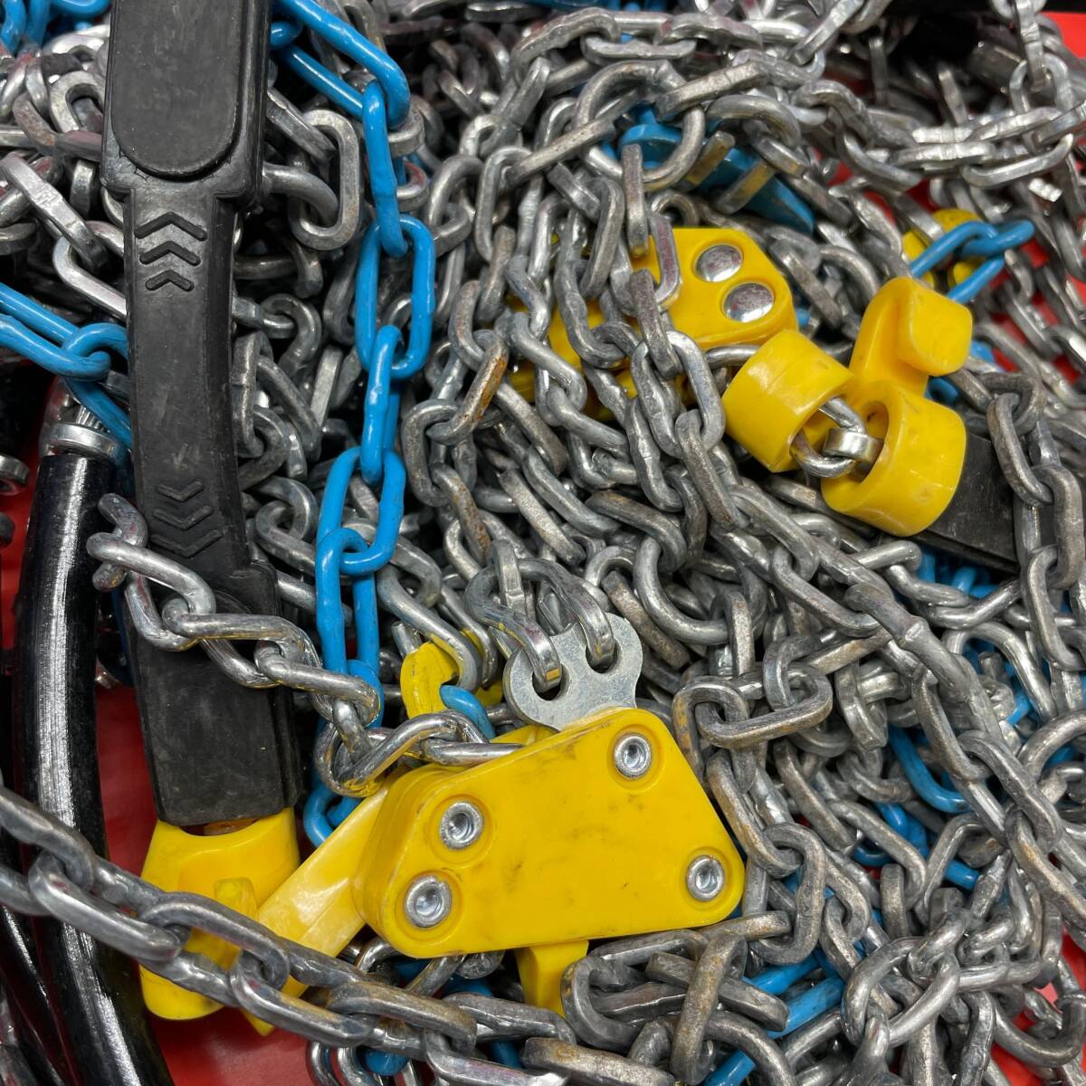 Yahoo!オークション - #4281-13 雪道楽 QII 金属チェーン YQ210 R14/15...