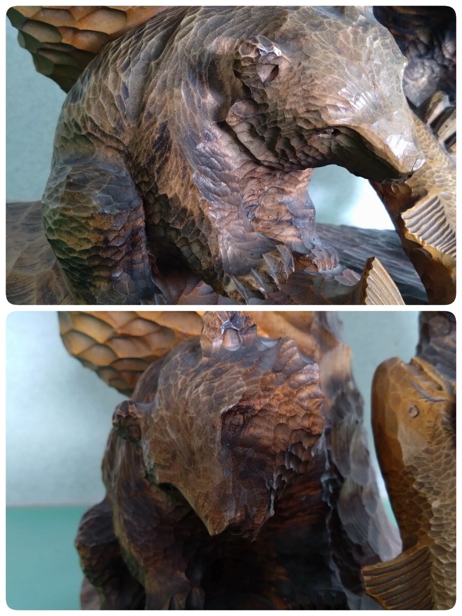 Yahoo!オークション - 超 希少 北海道 旭川 3頭 親子 ヒグマ 鮭 吠え...