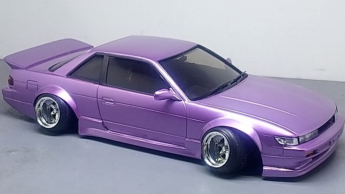 Yahoo!オークション - 1/24 アオシマ S13 シルビア 完成品