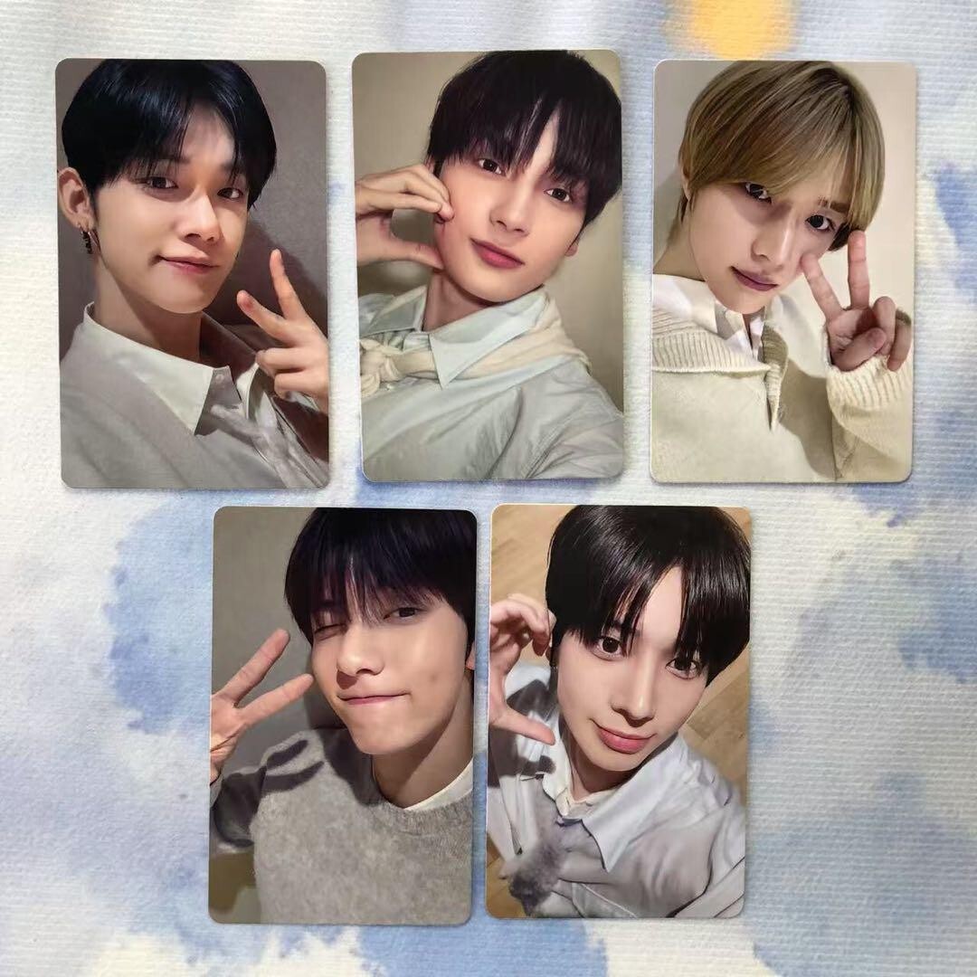 TXT FC 新規入会 友達紹介 特典 限定 トレカ5枚セット（TXT FC特典（TXT MOA ZONE ファンミ 限定 ペンミ スビン FC特典 トレカ CD - K-POP・アジア））