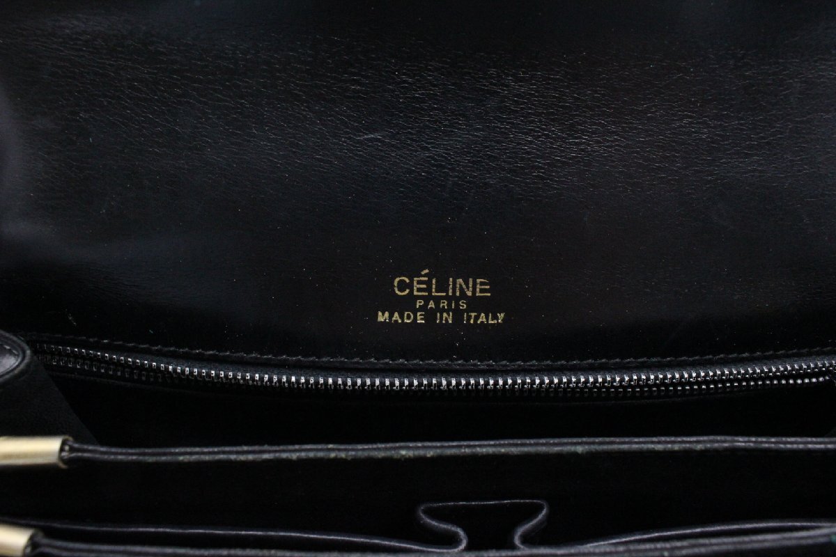 ト石】 CELINE セリーヌ トリオンフ マカダム カーフレザー ト石】 CELINE セリーヌ トリオンフ マカダム カーフレザー