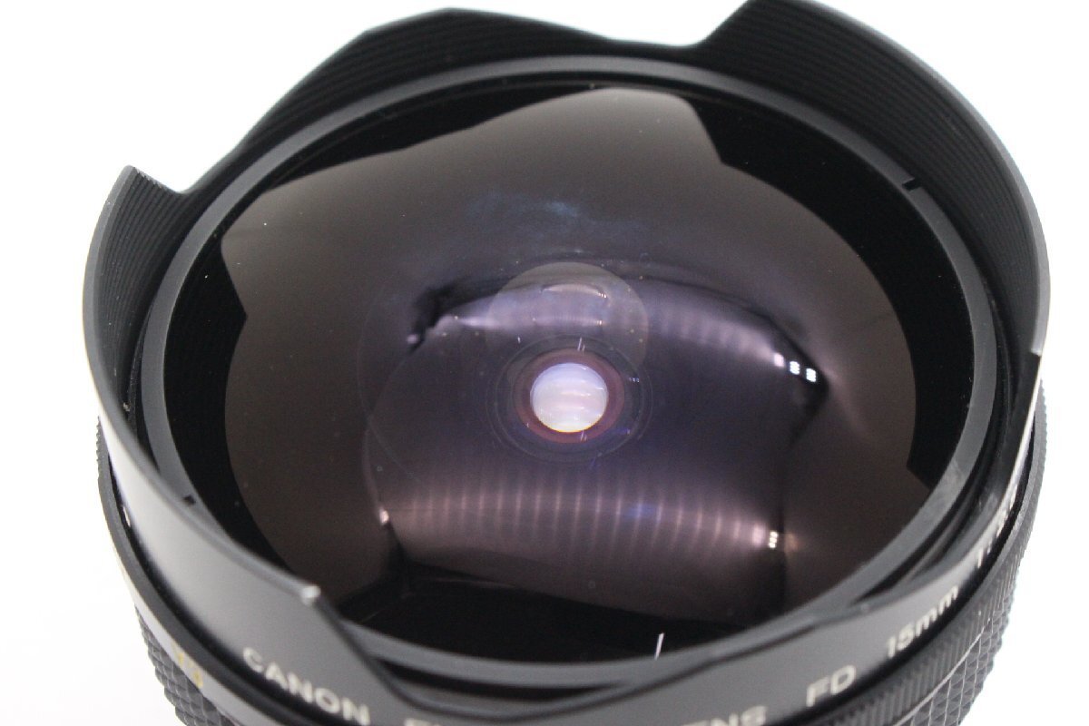 Yahoo!オークション - 【ト石】 Canon FISH-EYE LENS FD 15mm 1 2.8 キ...