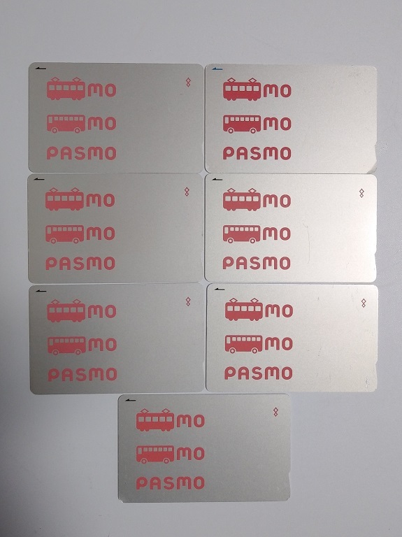 Yahoo!オークション - PASMO パスモ 無記名 中古品 7枚セット