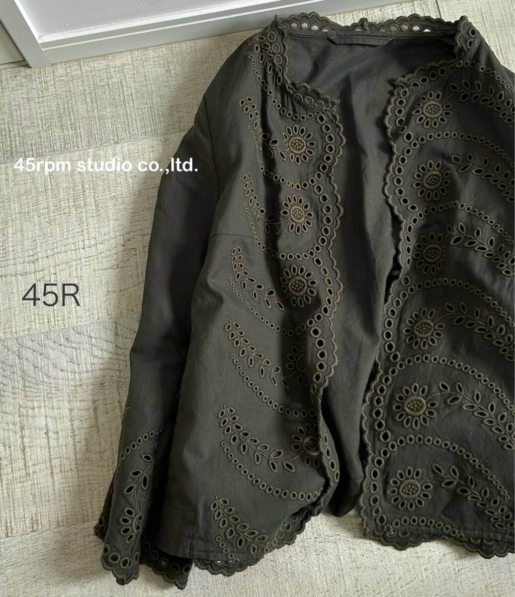 Yahoo!オークション - 45R カットワークのシャツジャケット 2 / 45rpm ...