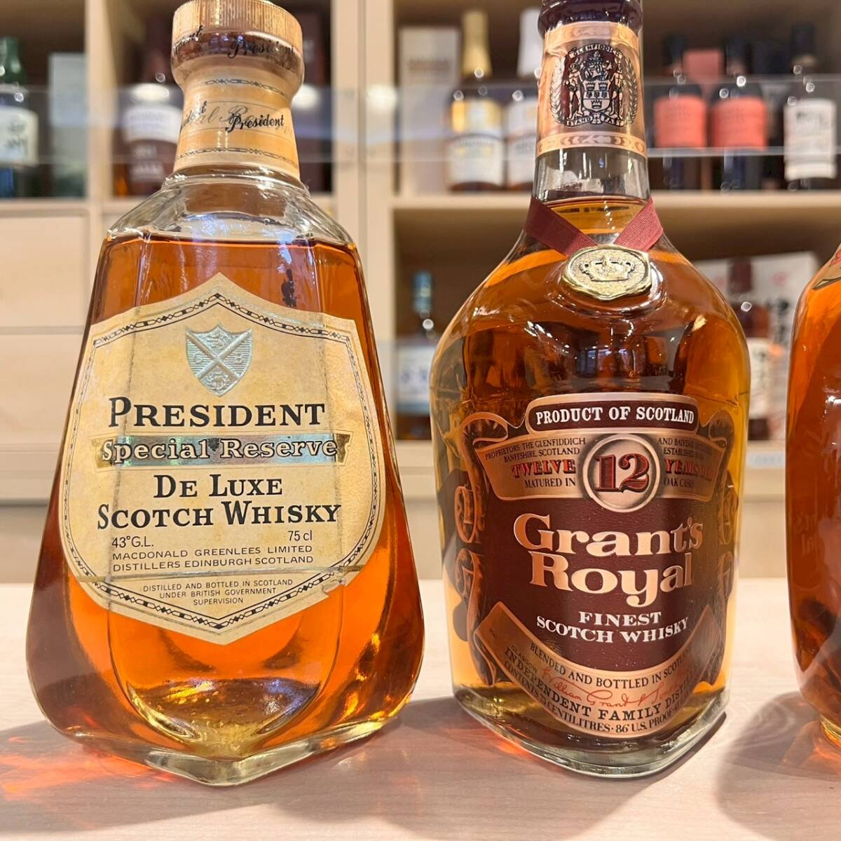 40225.0451.1646.49 ウイスキー グランツロイヤル12年.プレジデント.ディンプル12年.ロイヤルハウス15年 43% 750ml 4本セット(スコッチ)｜売買された ...