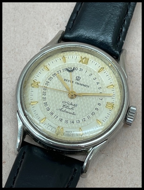 Yahoo!オークション - レビュートーメン REVUE THOMMEN cricket club ...