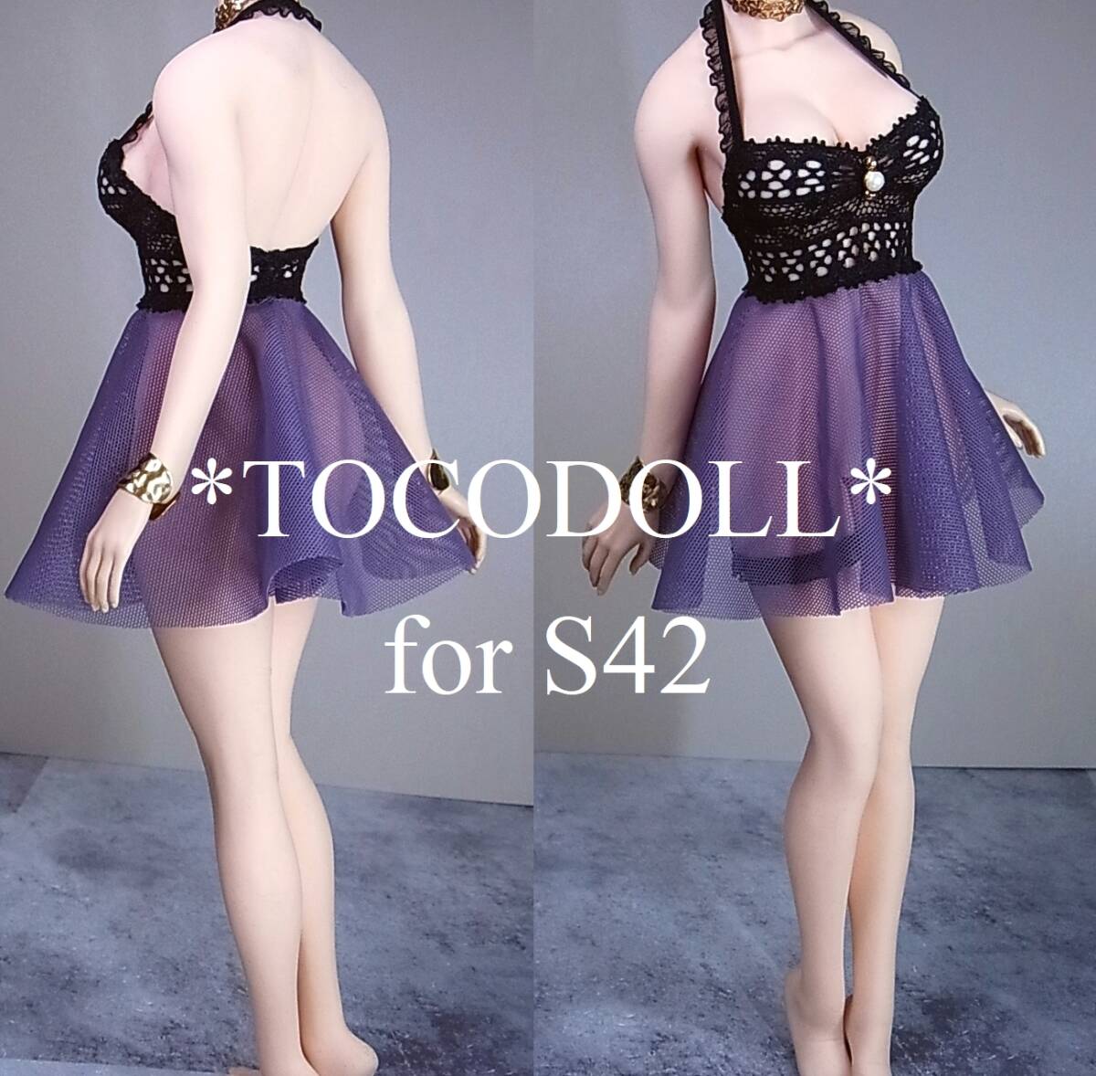 Yahoo!オークション - toco Phicen/TBLeague用 S42 フリルストラップ ...