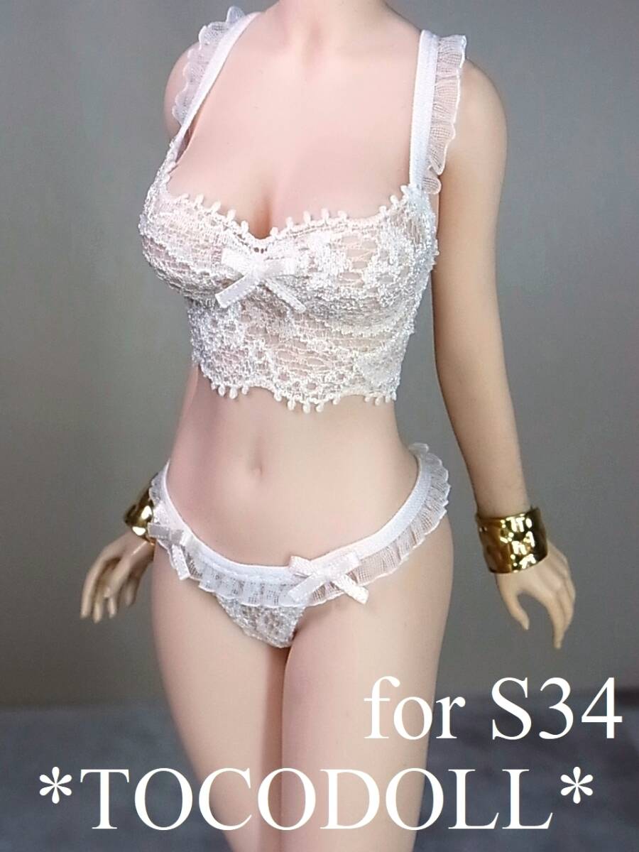 Yahoo!オークション - toco Phicen/TBLeague用 S34 フリルブラキャミ...