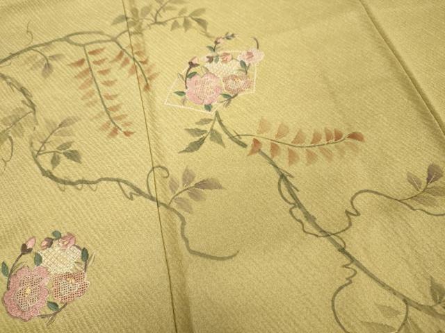 平和屋着物□中国三大刺繍 スワトウ刺繍 汕頭刺繍 訪問着 手描き 平和屋着物□中国三大刺繍 スワトウ刺繍 汕頭刺繍 訪問着 手描き