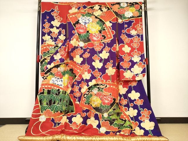 平和屋着物□極上 色打掛 和装 婚礼 結婚式 神社挙式 駒刺繍 枝 平和屋着物□極上 色打掛 和装 婚礼 結婚式 神社挙式 駒刺繍 枝