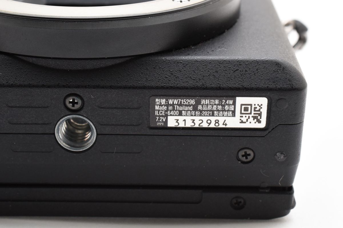 Yahoo!オークション - #B262 美品 SONY ソニー α6400 ボディ ILCE-640...