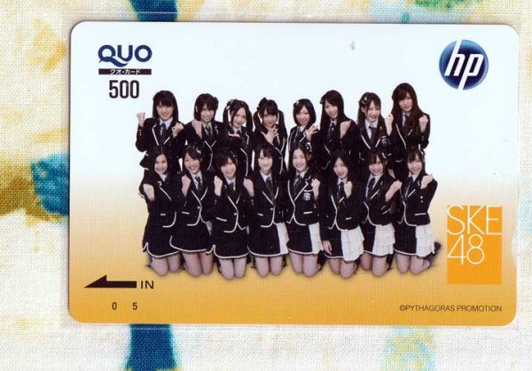 Yahoo!オークション - (Y66-1) SKE48 hp クオカード500 (QUO)