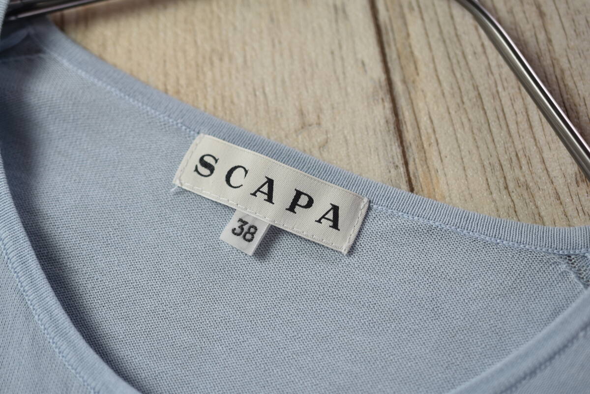 Yahoo!オークション - SCAPA スキャパ 近年モデル 薄手コットンニット...