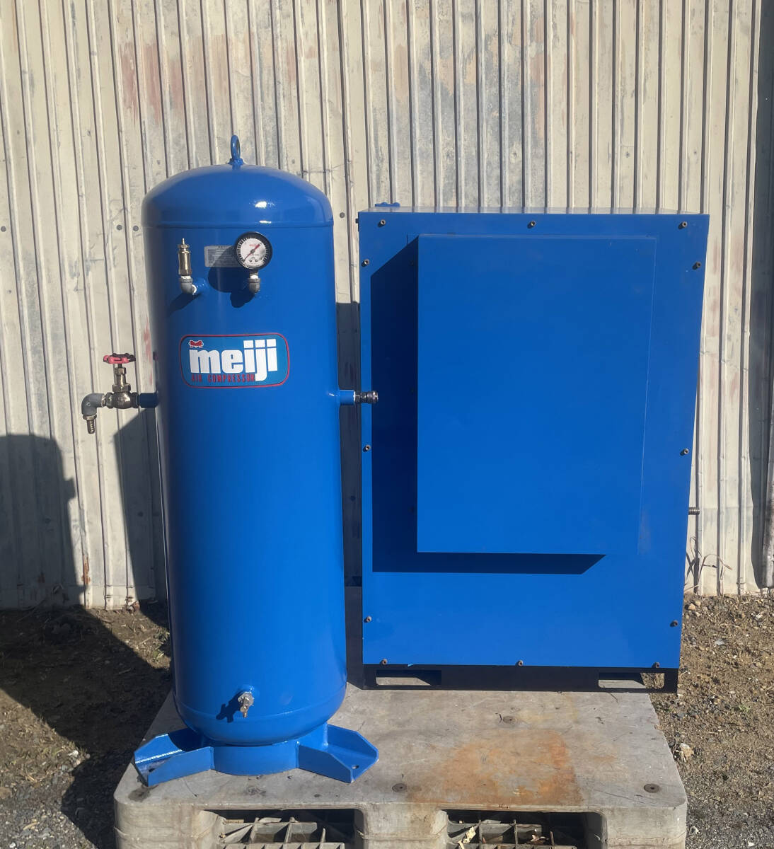 Yahoo!オークション - 静岡発 手渡可 中古 エアーコンプレッサー EART...