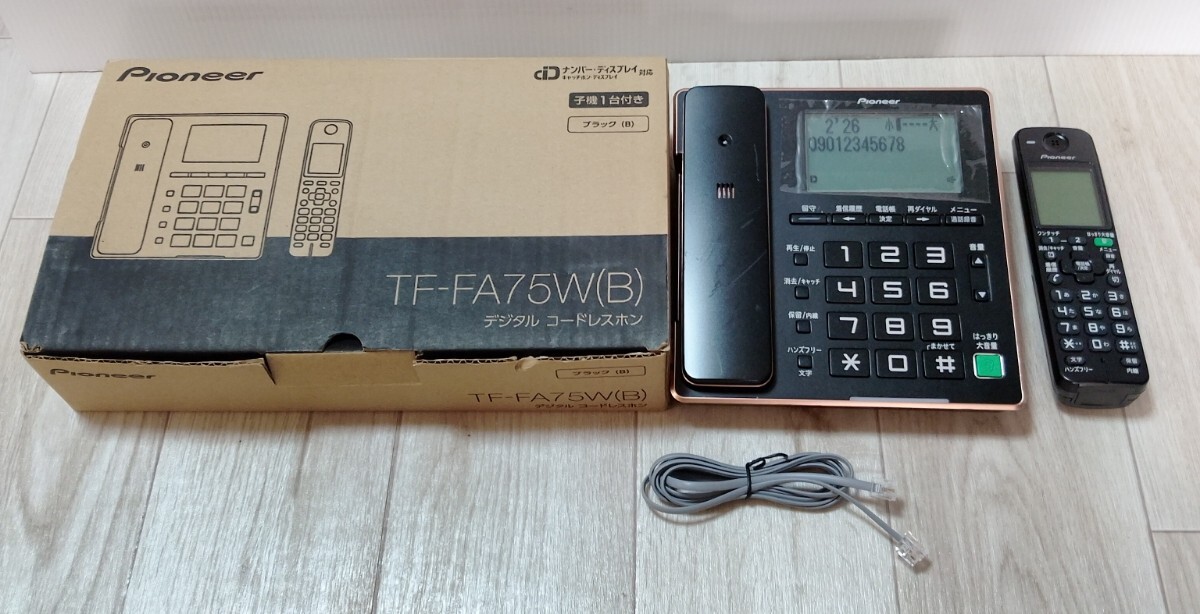 Yahoo!オークション - 通電確認 パイオニア TF-FA75W デジタル コード...